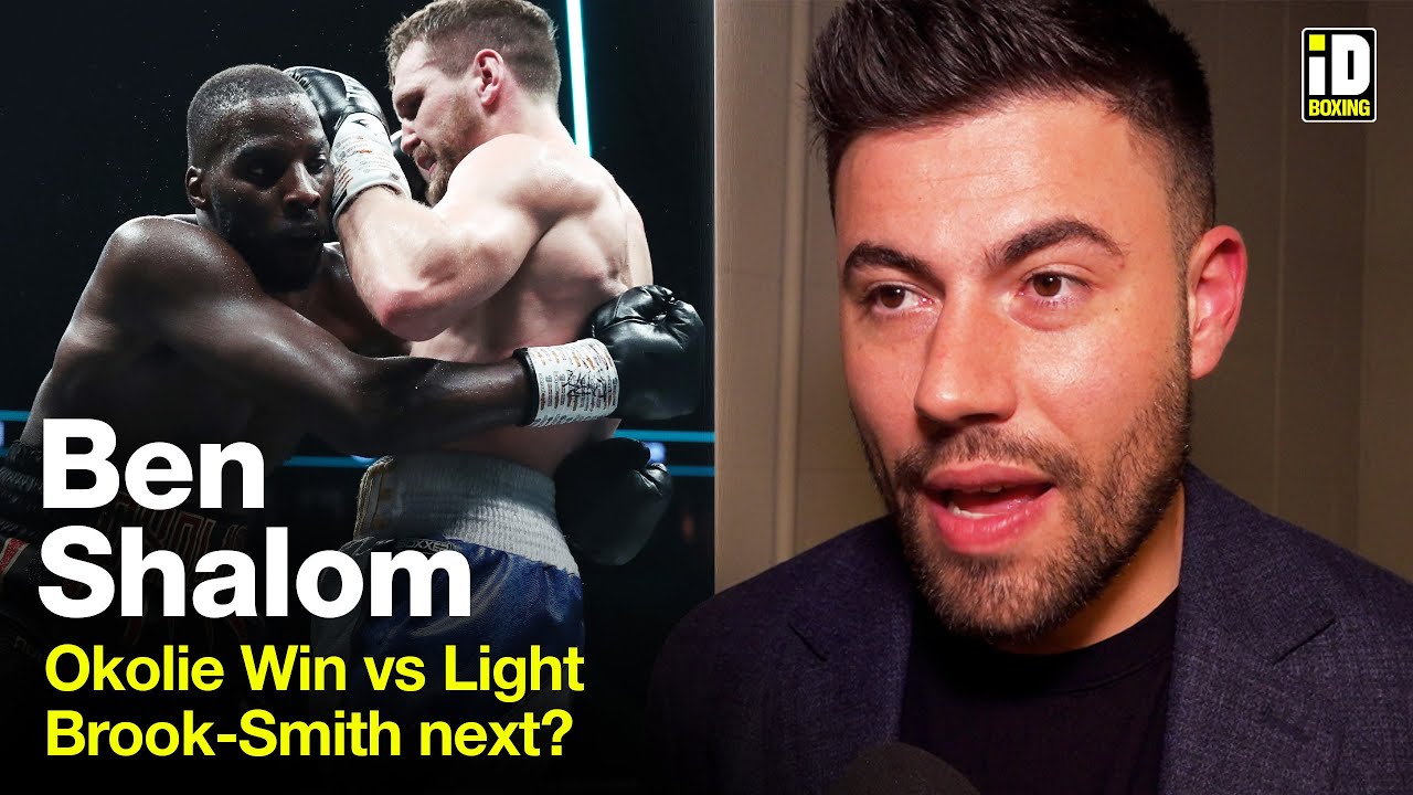 Ben Shalom Addresses Lawrence Okolie Boos After Light Win, Brook-Smith - YouTube