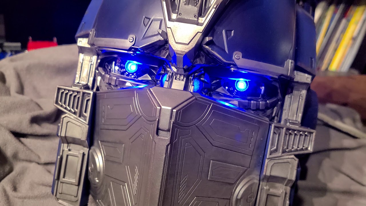 Optimus Prime helmet overview - YouTube