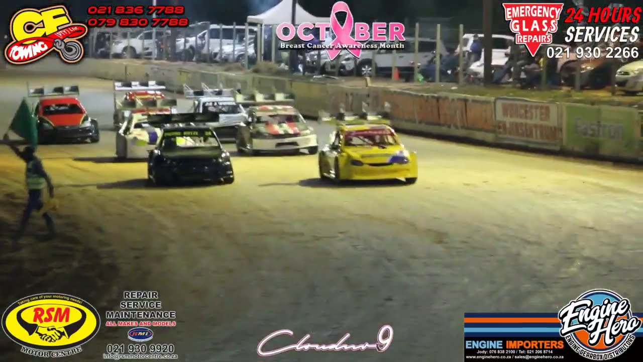 Kleinplasie Mega Oval: Heat 2 – Hotrods – 2020/10/10 - YouTube