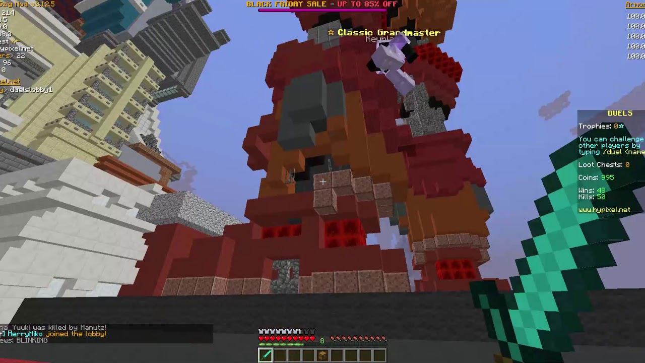Keyblade Minecraft Hacking (Blinking/Criticals - YouTube