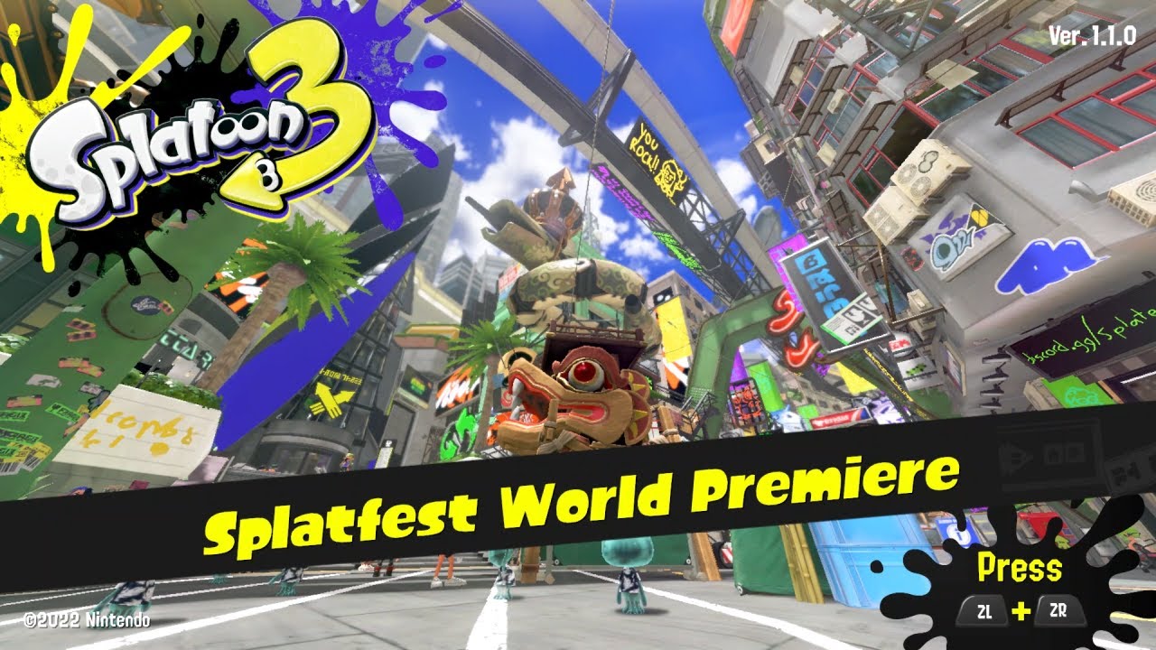 Splatoon 3 Demo - Tutorial + Splatfest Team Pick + Exploring ...