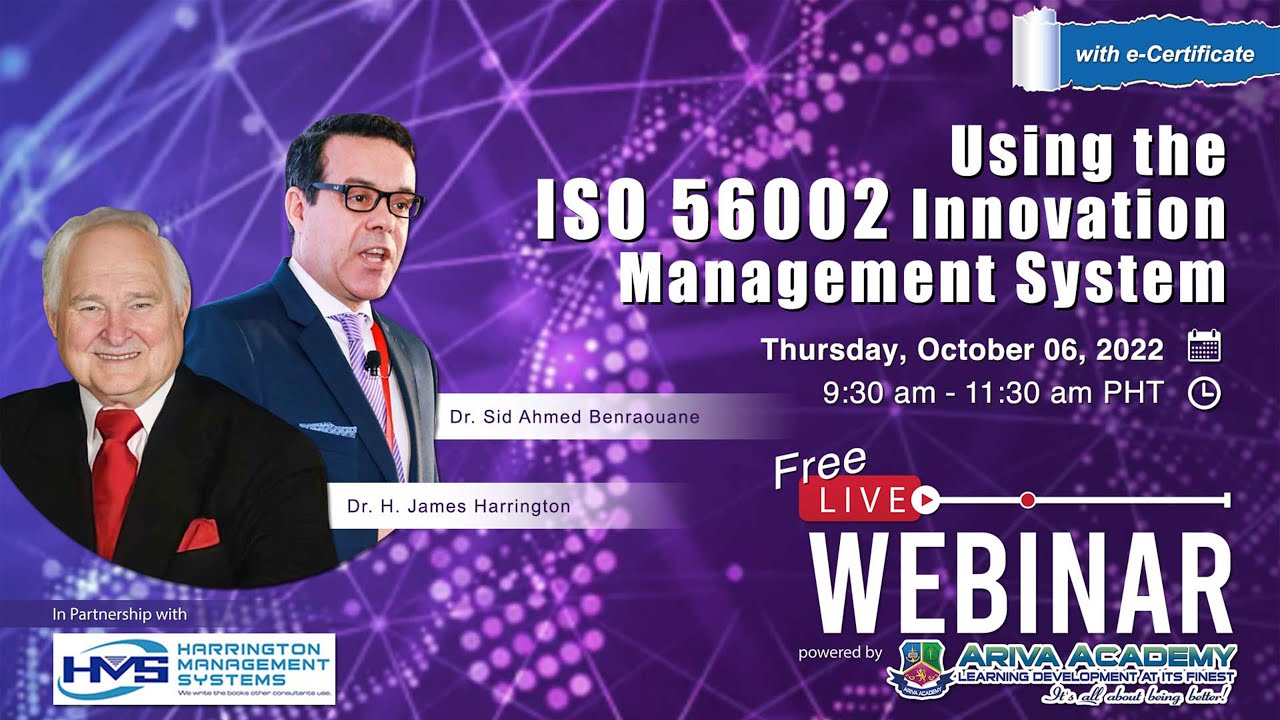 Using the ISO 56002 – Innovation Management System - YouTube