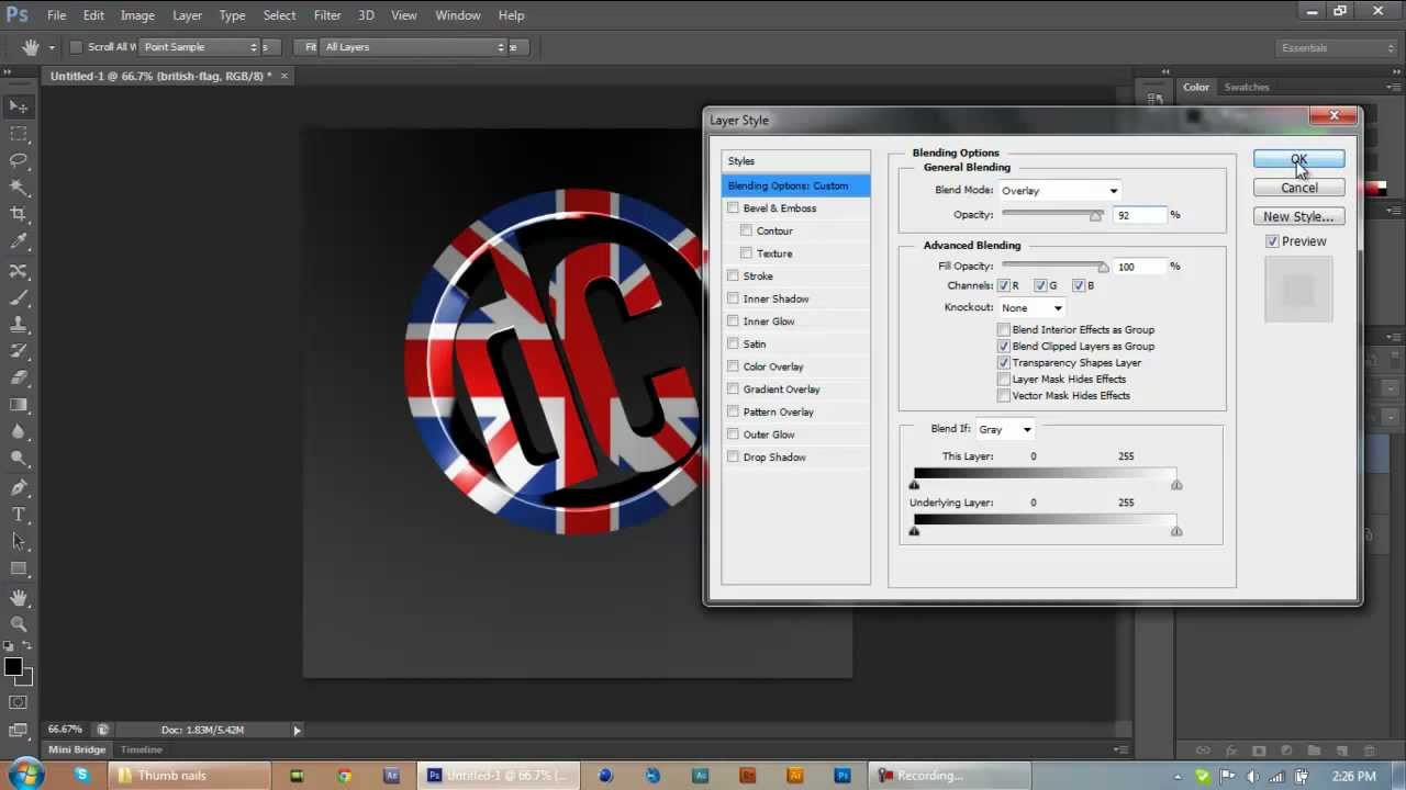 How to add flag overlay to Logo's - YouTube