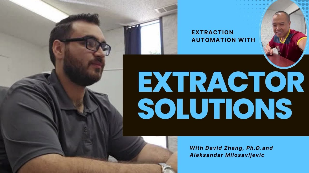 Extractor Solutions Presents Extraction Automation - YouTube
