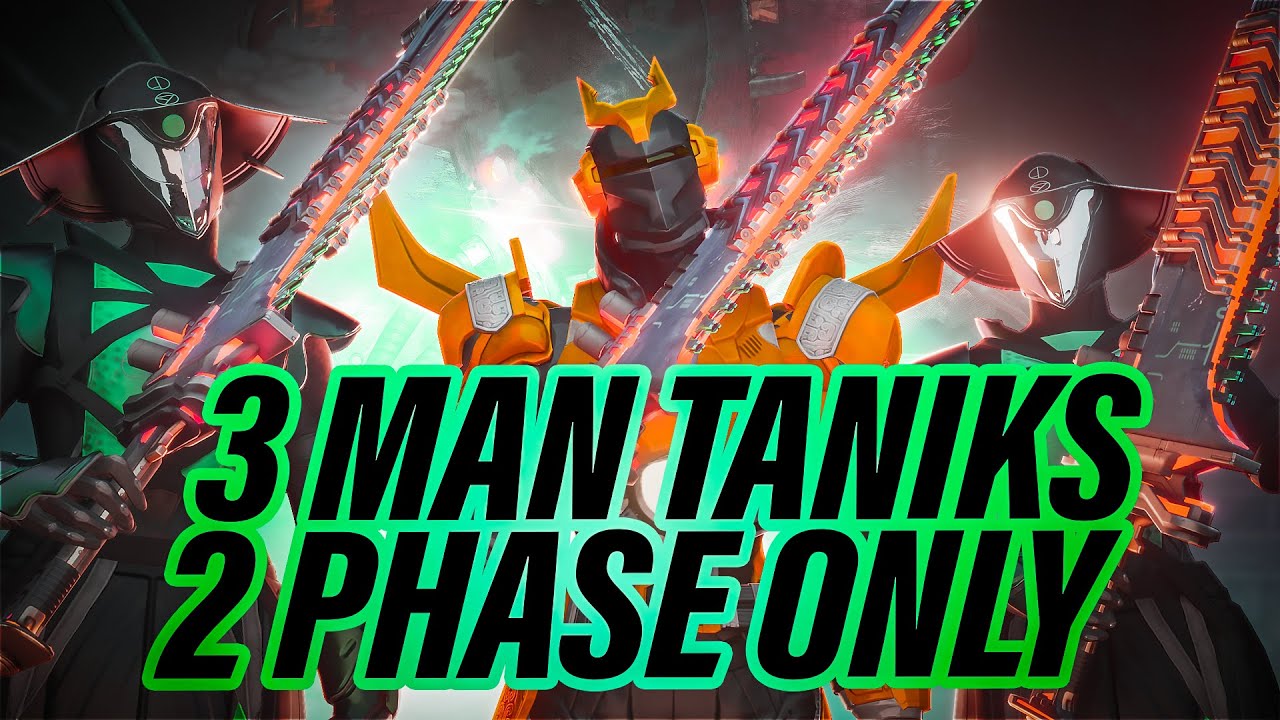 3 MAN 2 PHASE TANIKS THE ABOMINATION - DEEP STONE CRYPT - Destiny 2 ...