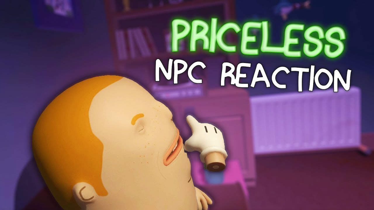 Hilarious NPC reactions in Virtual Reality - YouTube