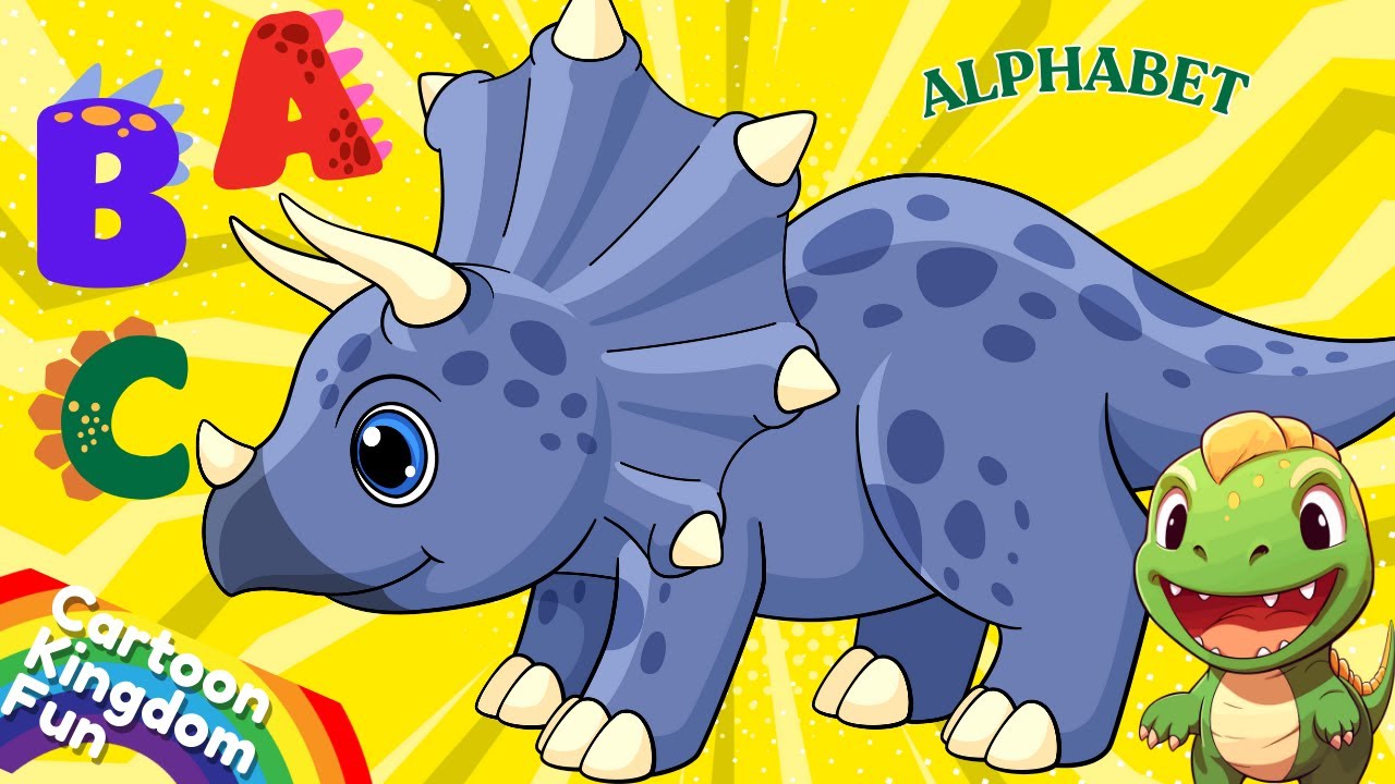 Learn ABC with Dinosaurs | Alphabet Dinosaurs | Dinosaurs A to Z | Kids ...