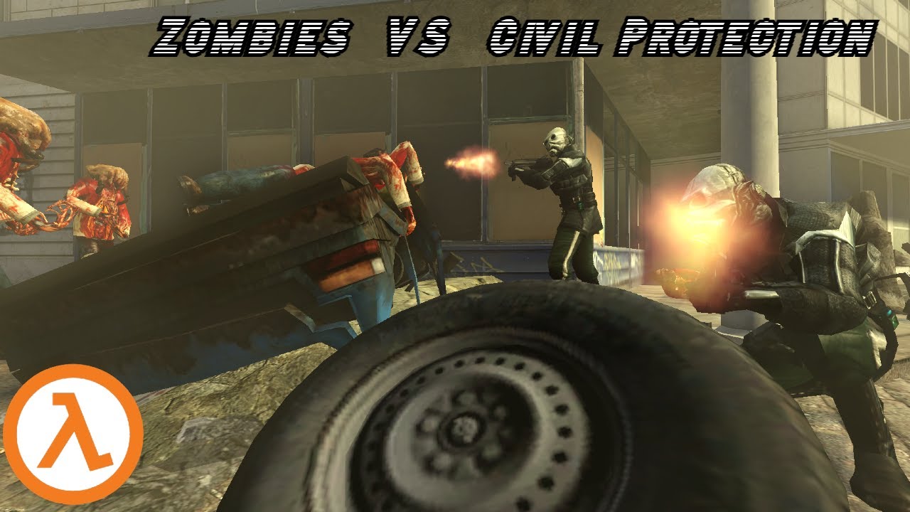 Civil Protection VS Zombies - Half Life 2 NPC Arena Battle - YouTube