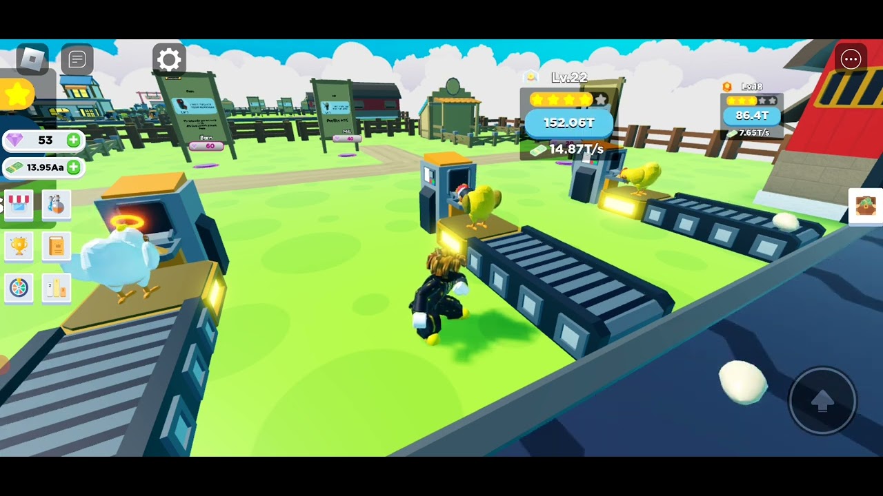 I became a multi trillionaire in farm factory Tycoon and maxed out the ...