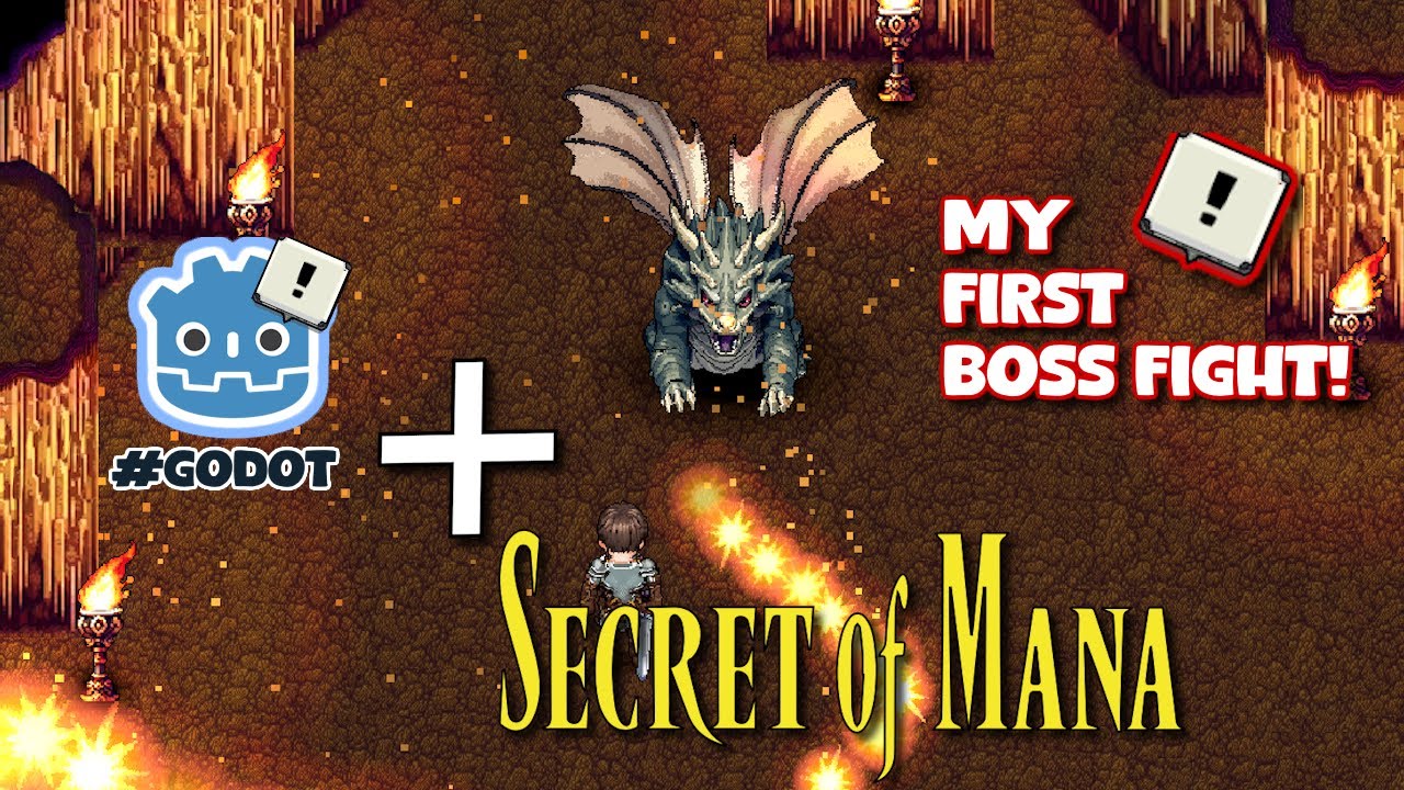 My first Boss Fight "inspired" by Secret of Mana made in Godot! - YouTube