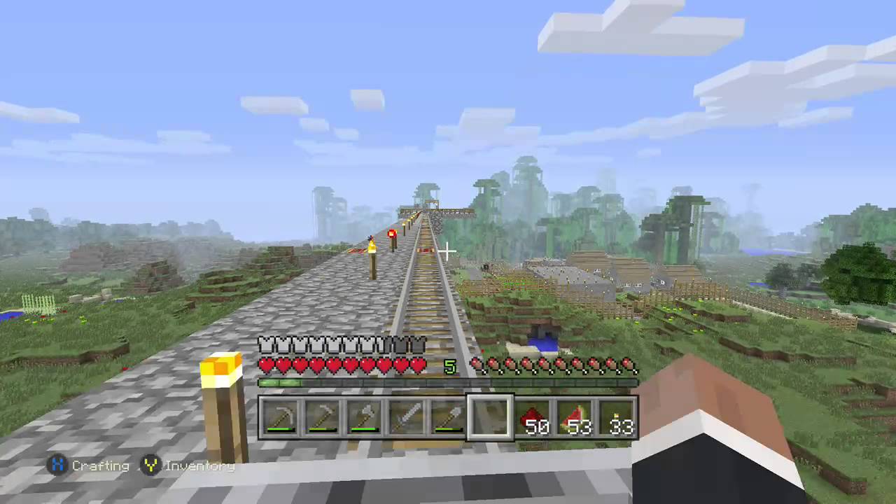 Minecraft: Xbox One Edition - Minecart Track for 'On A Rail ...