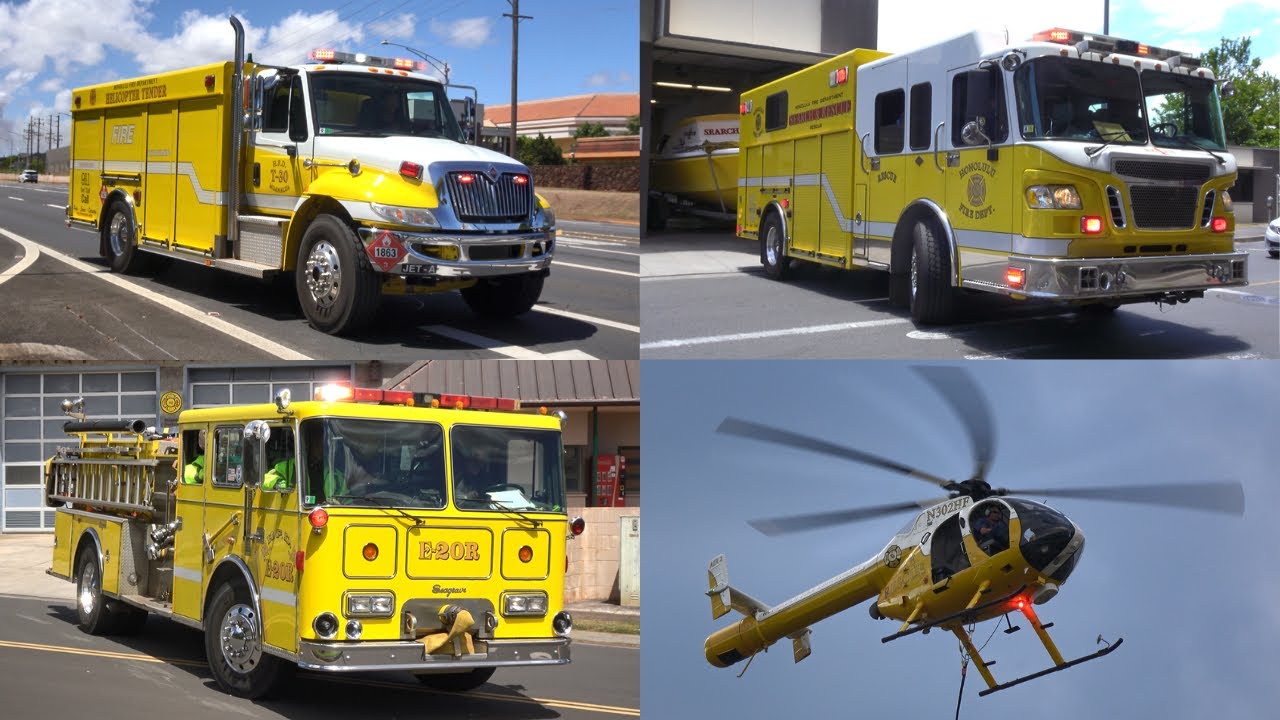 Honolulu Fire Department Responding - Compilation #23 (Veterans Day ...