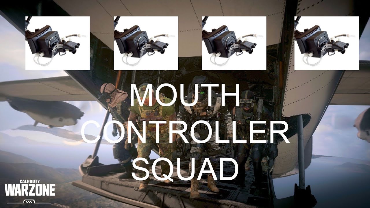FIRST WARZONE WIN WITH 4 MOUTH CONTROLLER PLAYERS!!! - YouTube