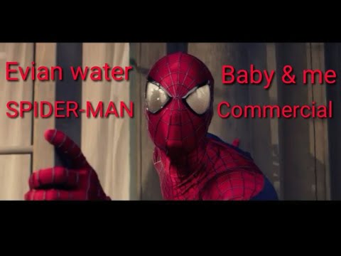 Evian Water commercial baby & me with spiderman - YouTube