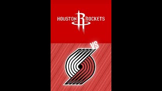 Houston Rockets vs Portland Trailblazer, scores from last night's game ...