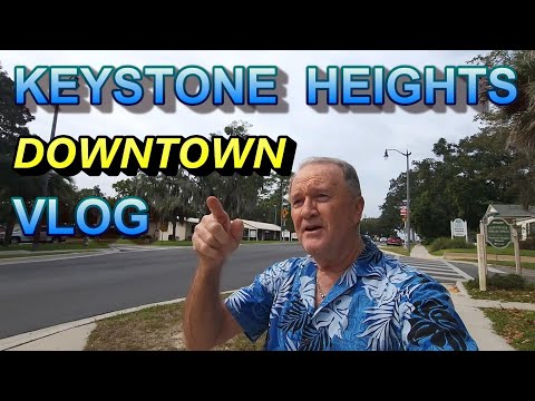 Keystone Heights Florida [Walking downtown to Keystone Beach] - YouTube
