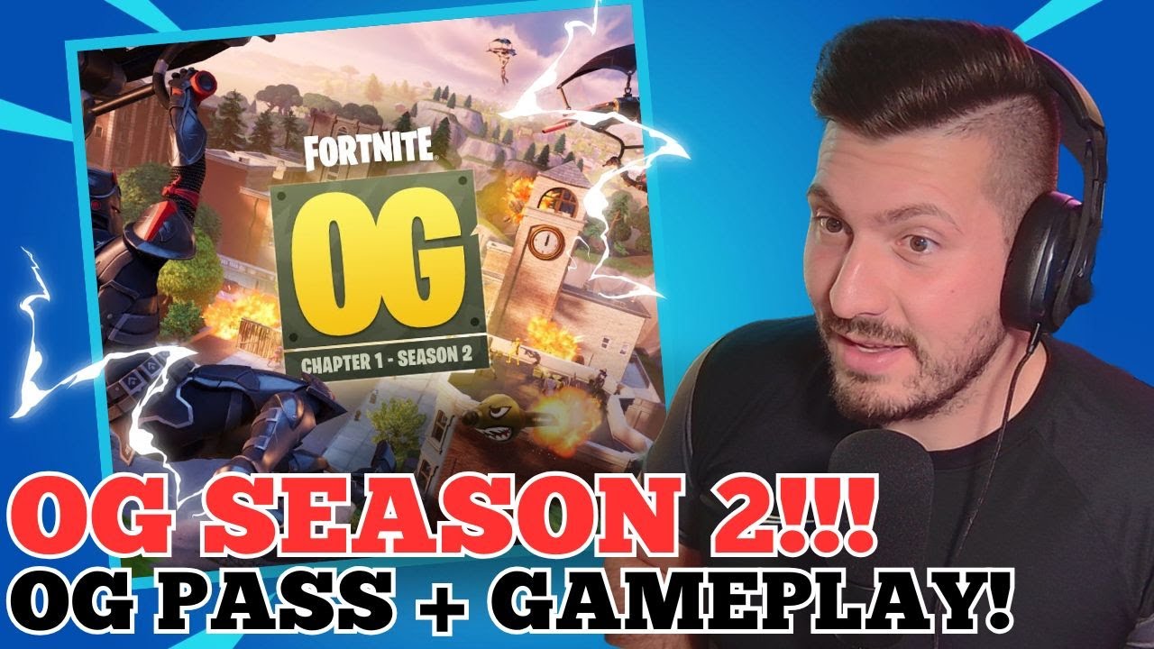 🔥FORTNITE OG CHAPTER 1 SEASON 2 OG PASS + GAMEPLAY!🔥 - YouTube