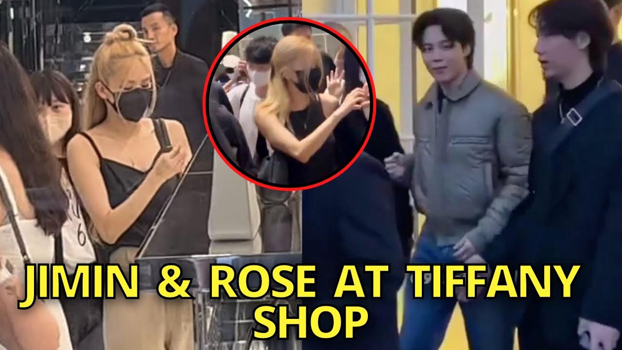 Jimin & Rosé Spotted at shopping at Tiffany & Co shop in New York BTS ...