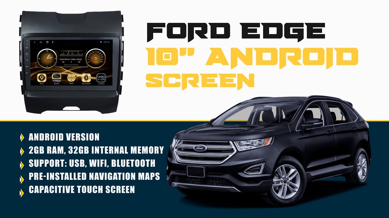 Ford Edge 2011 – 2017 Android Monitor Installation - YouTube