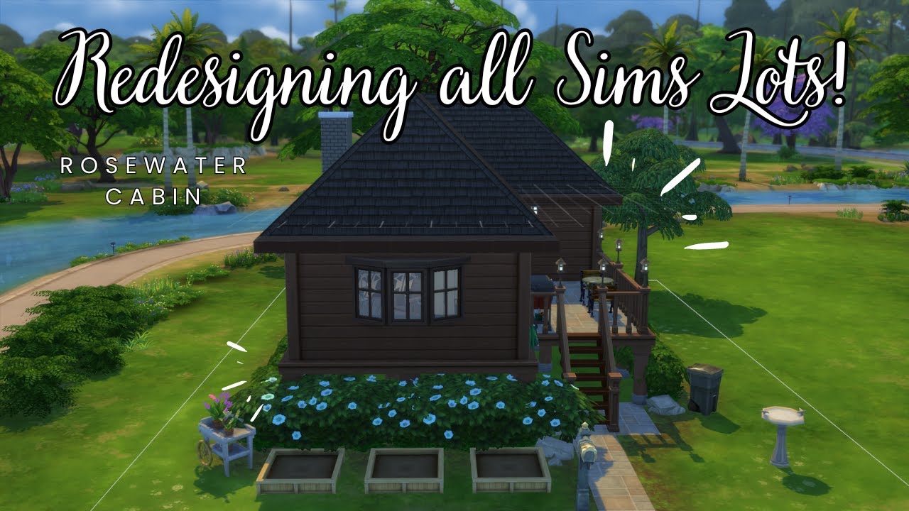 Rebuilding All Sims 4 Lots! - Rindle Rose - YouTube
