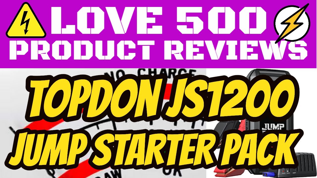 TopDon JS1200 Jump Surge Engine Jump Start Review - Unbiased review. Is ...