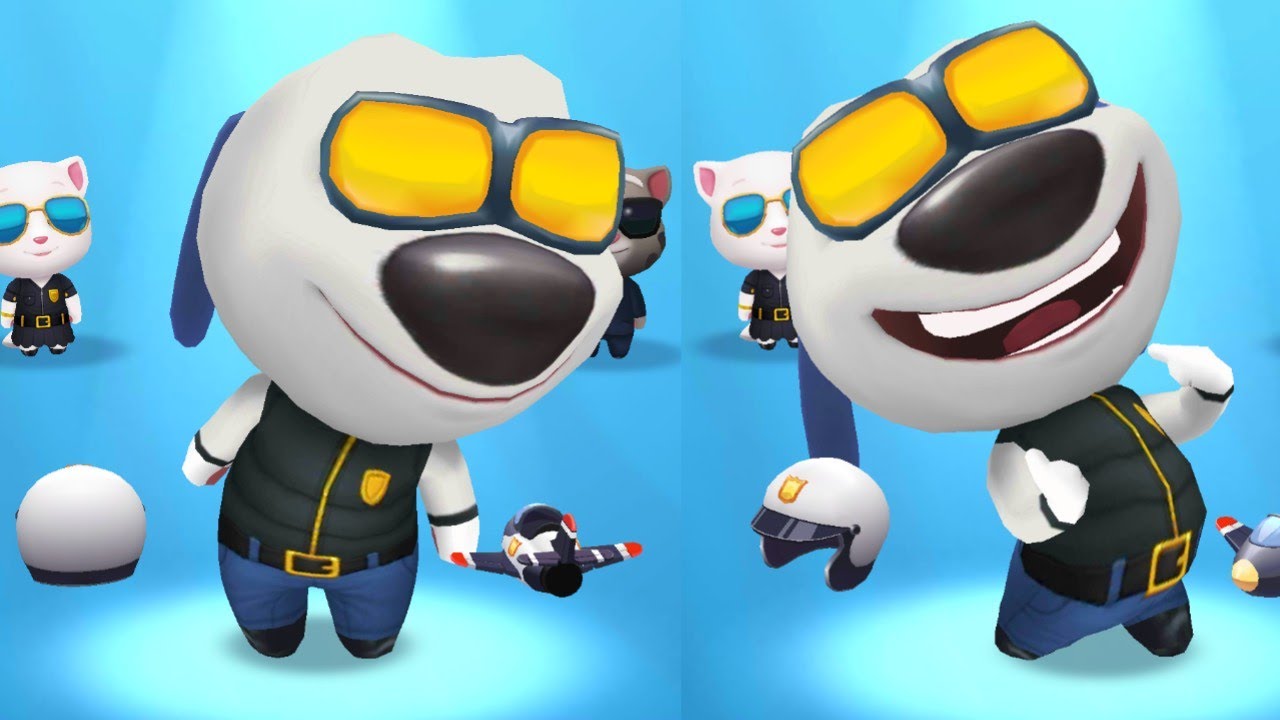 Talking Tom Gold Run: Unlocked DEPUTY HANK - YouTube