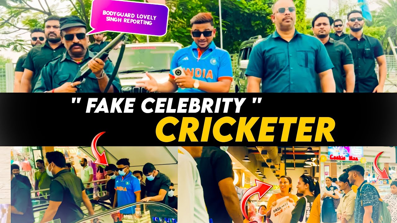 Fake Cricketer Prank In mall ( part 1 ) | Epic girls Reaction ...