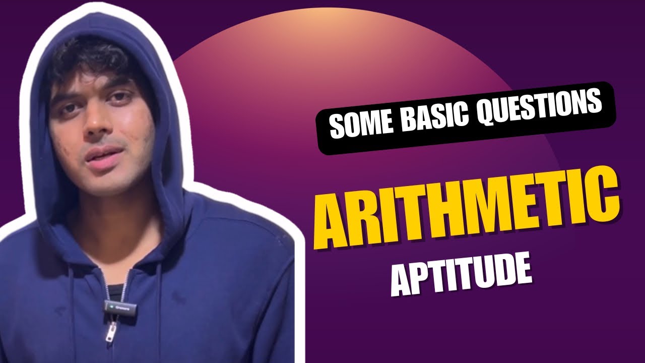 Arithmetic Aptitude for BBA 5th Semester | Some Basic Questions - YouTube
