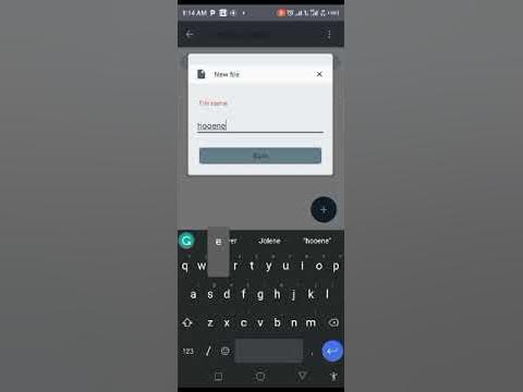 HO TO LAUNCH TREBEDIT ON ANDROID, CREATE FOLDER AND FILE - YouTube