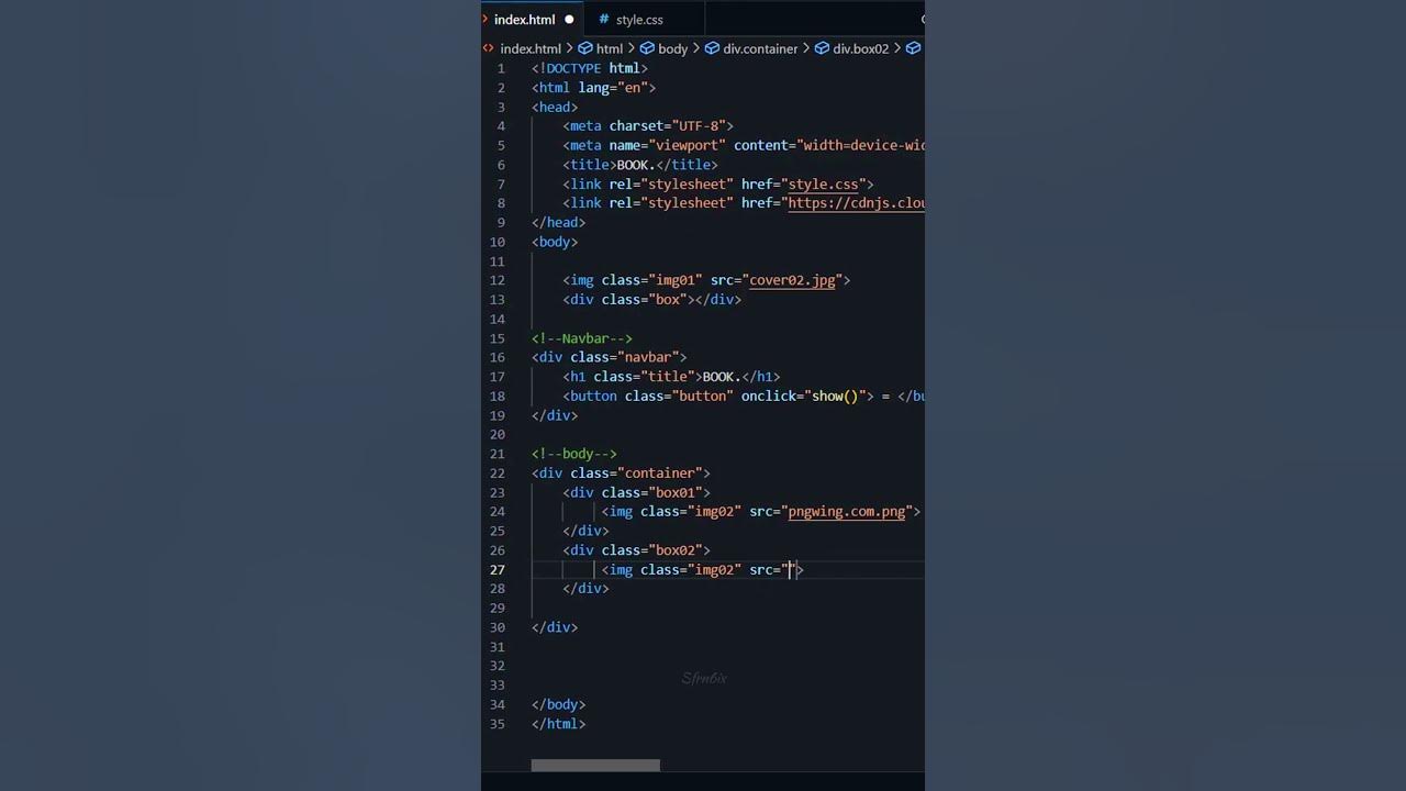 E - book web page create in [ HTML, CSS & JS ] programming - YouTube