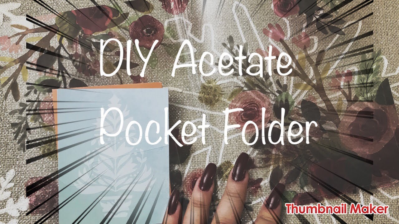 Diy Pocket Folder For Your Travelers Notebook - YouTube
