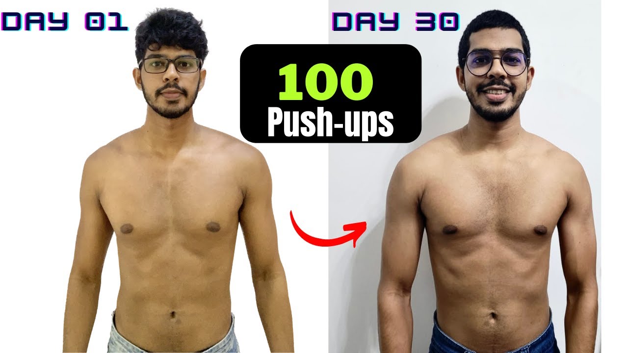 100 Push-Ups Every Day for 30 Days | මගේ Body Transformation එක | In ...