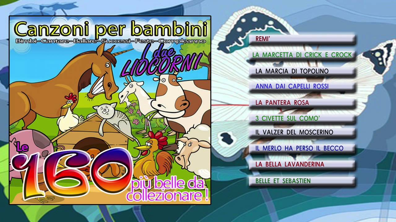 Canzoni per bambini - I due liocorni - YouTube