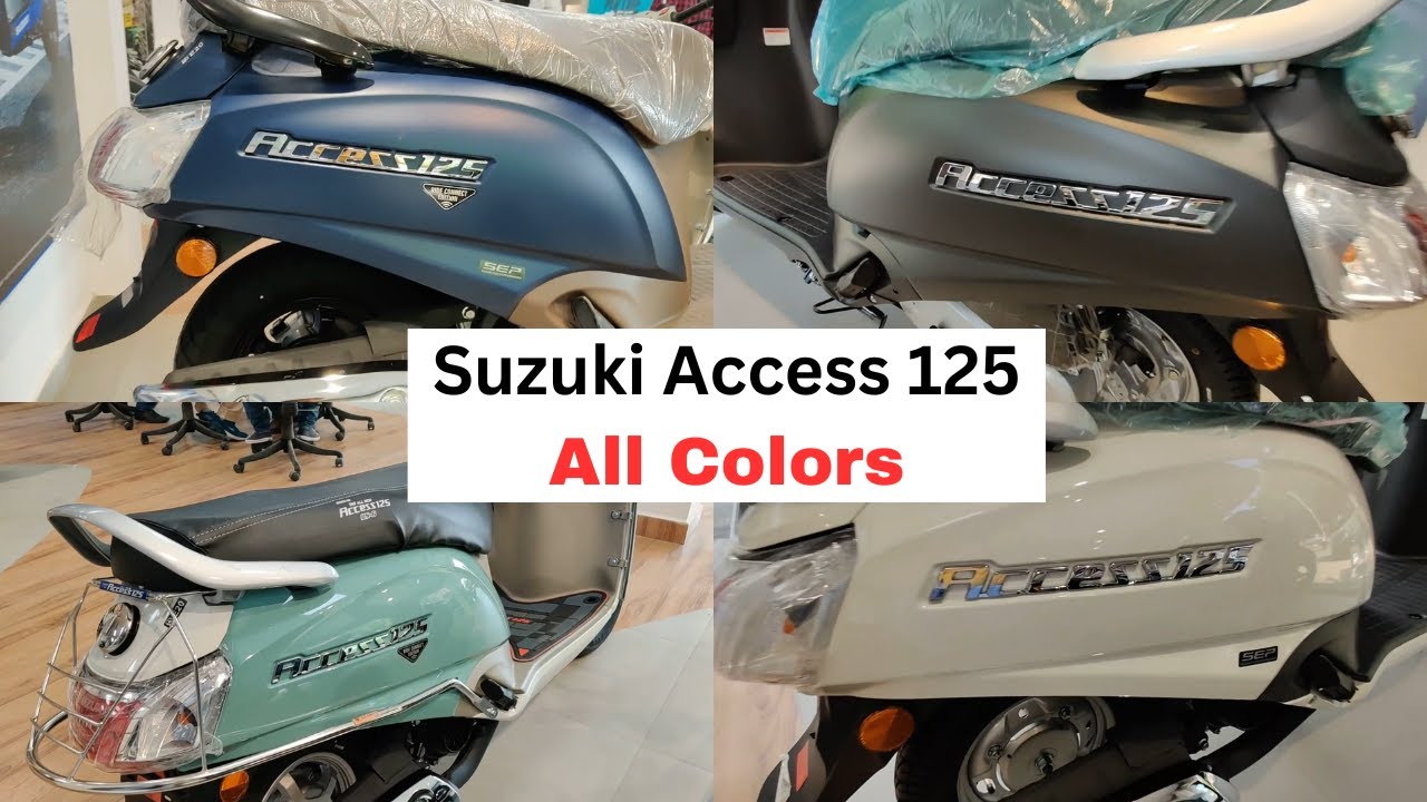 2024 Suzuki Access 125 All New Colors With Price Information! - YouTube
