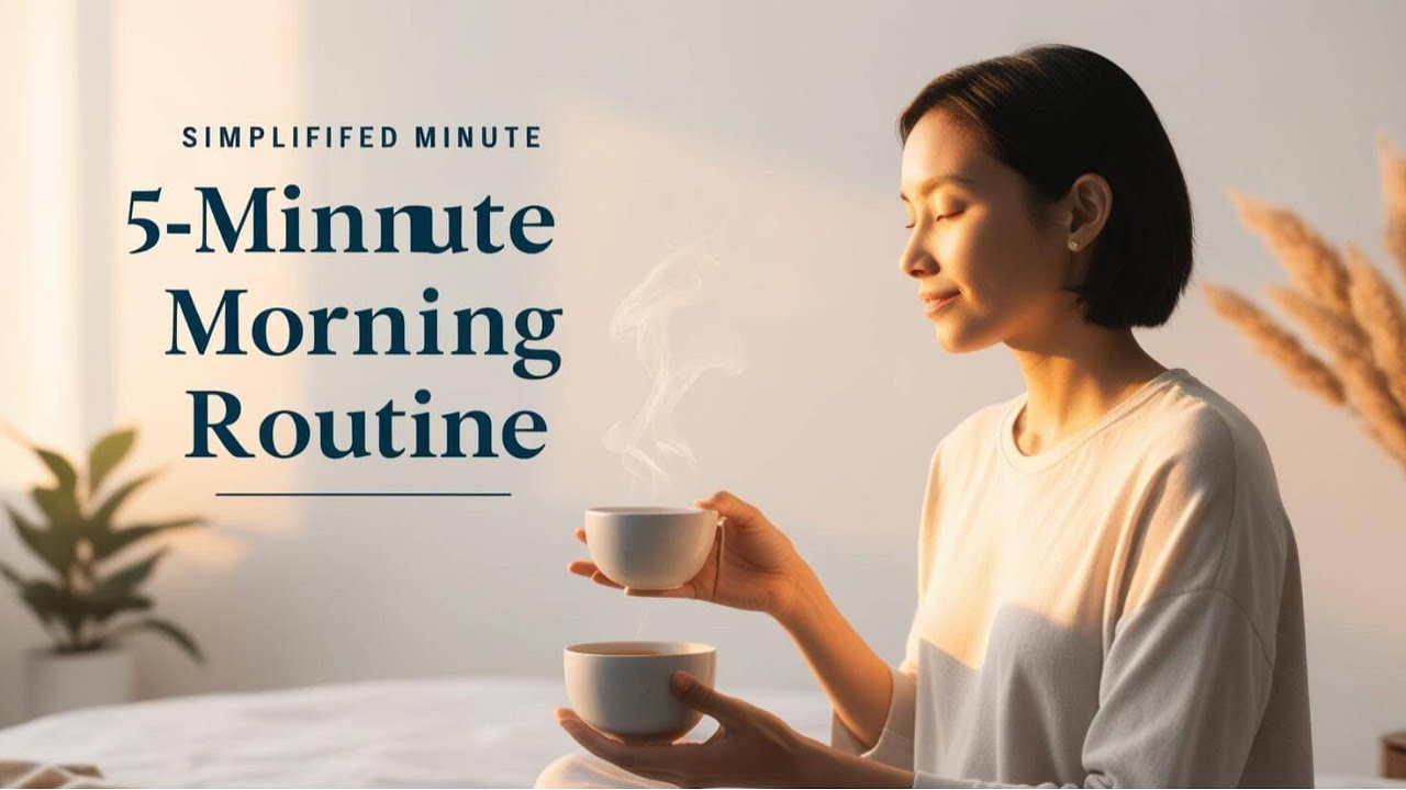 "The 5-Minute Morning Routine That Changed My Life" - YouTube
