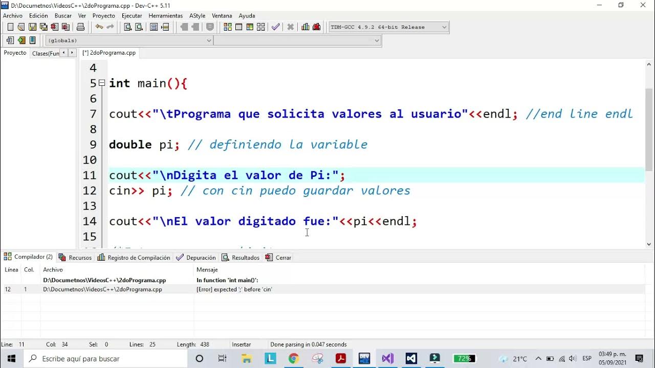 Errores comunes al programar en C++ - YouTube