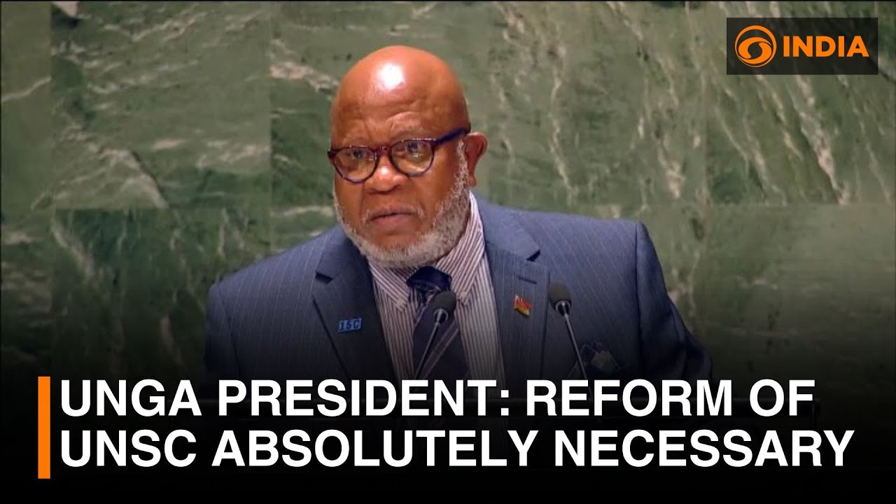 UNGA President: Reform of UNSC absolutely necessary & more updates | DD ...