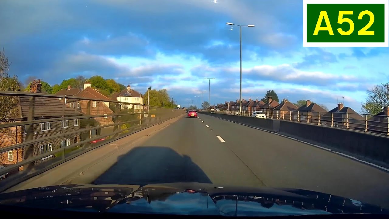 A52 Brian Clough Way - Derby to M1 - Part 2 - YouTube
