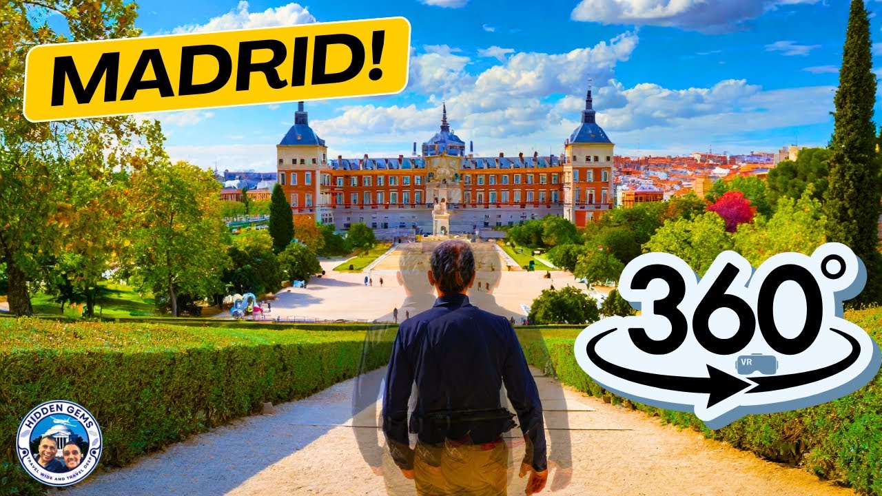 Meditative 360° VR Video Walking Tour of Madrid - YouTube