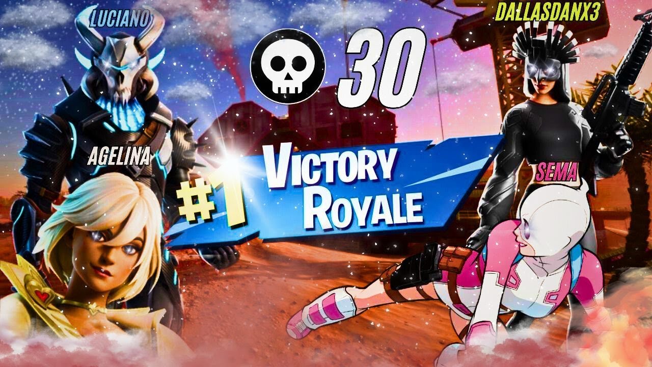 Fortnite Victoria Royal con 30 kils con amig@s - YouTube