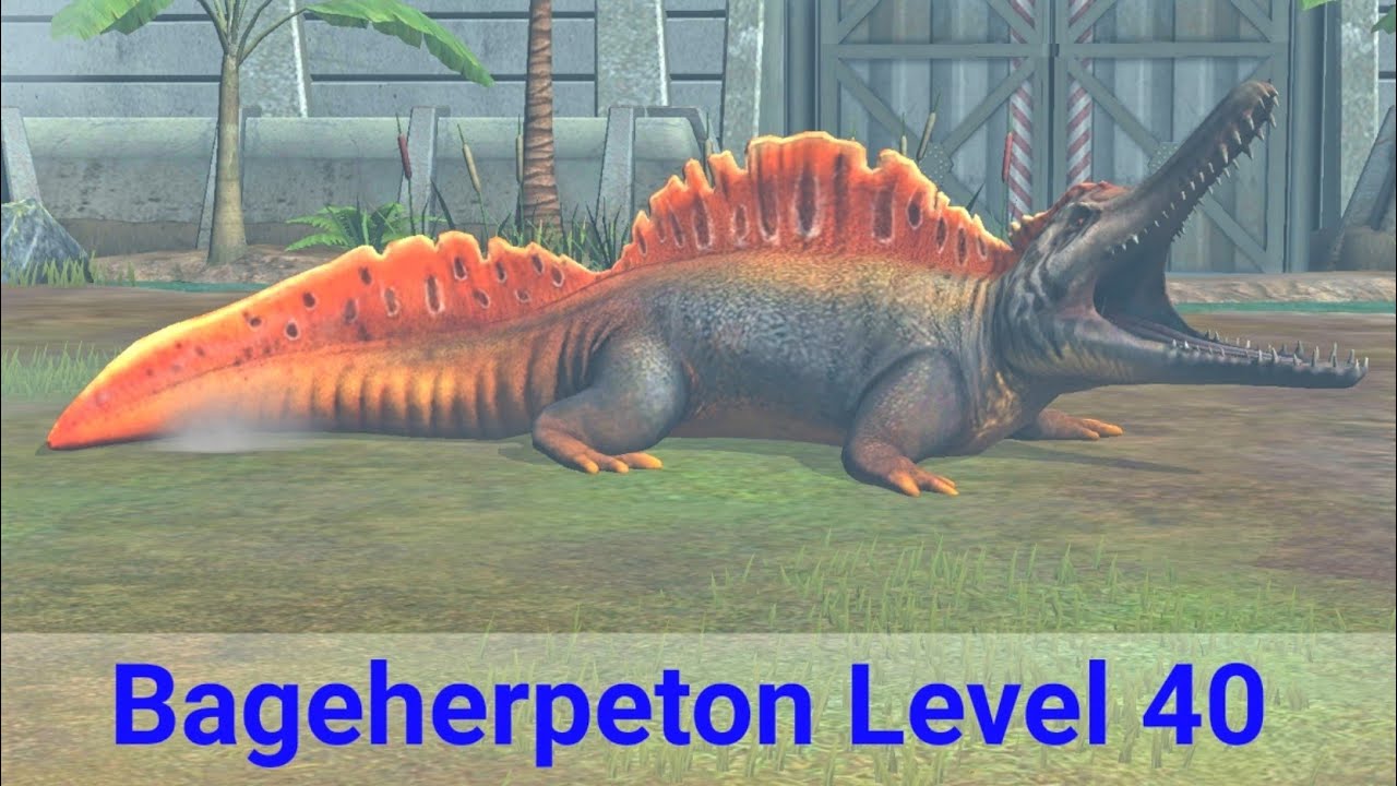 Bageherpeton Level 40 Unlock |Jurassic World The Game - YouTube