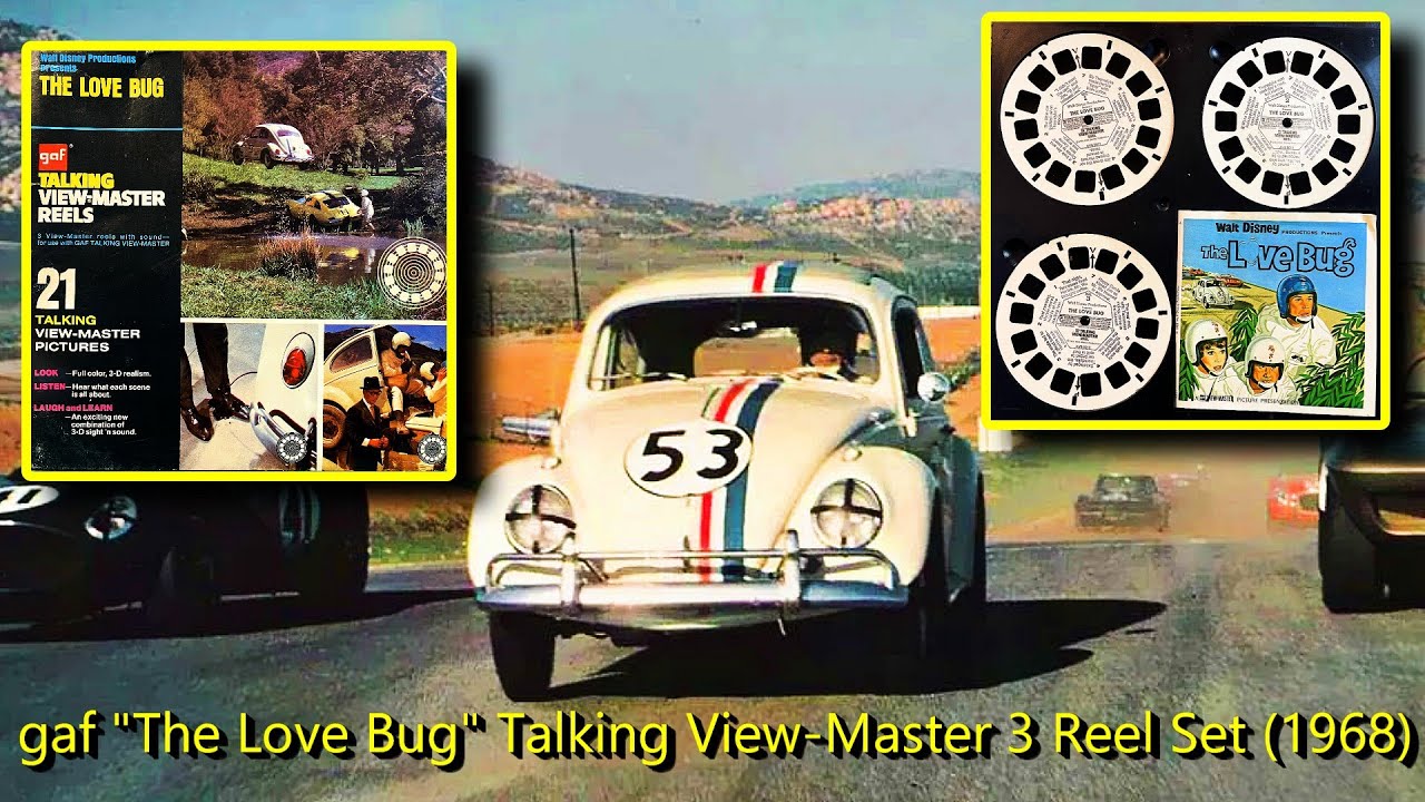 gaf Talking View-Master Herbie "The Love Bug" 3 Reel Set (1968) - YouTube