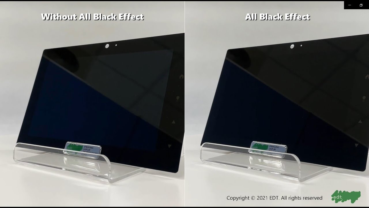 All Black Effect Design for Displays - YouTube