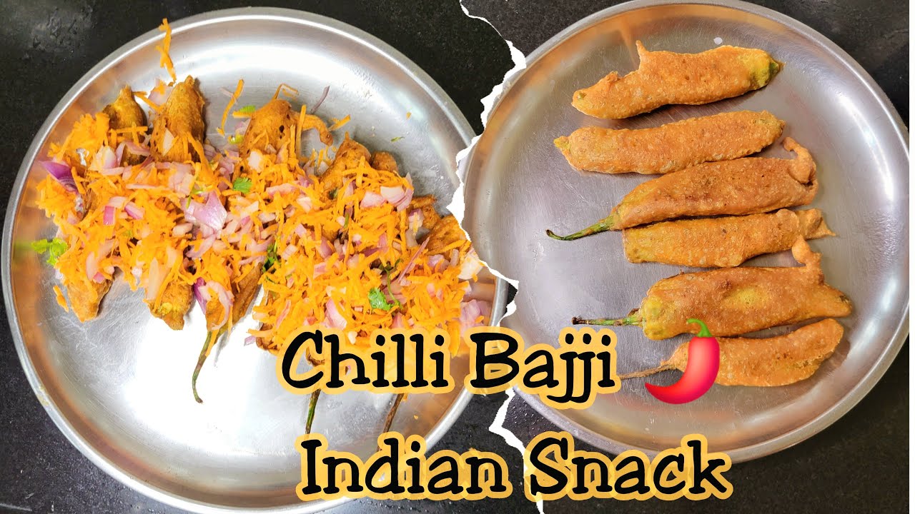 Indian tea time snack - Chilli Bajji - YouTube