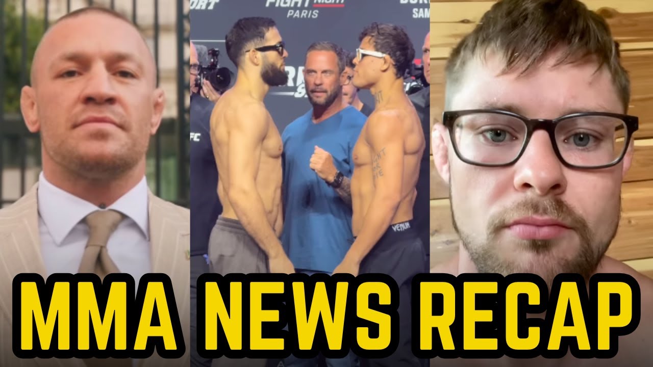 McGregor Runs for President, UFC Fighter CUT for Weight Miss - UFC ...