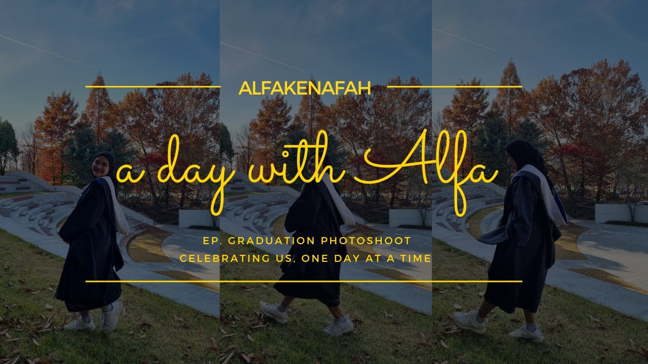 a day with Alfa: Throwback to My Graduation Photoshoot 🎓 - YouTube