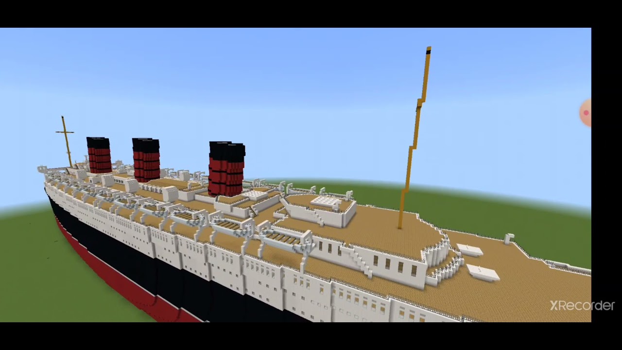 RMS Queen Mary minecraft video - YouTube