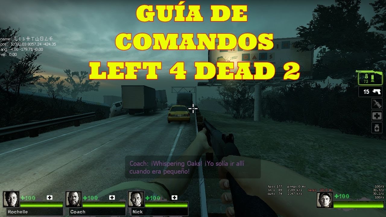 GUÍA DE COMANDOS - [L4D2] - TUTORIAL 2022 - YouTube