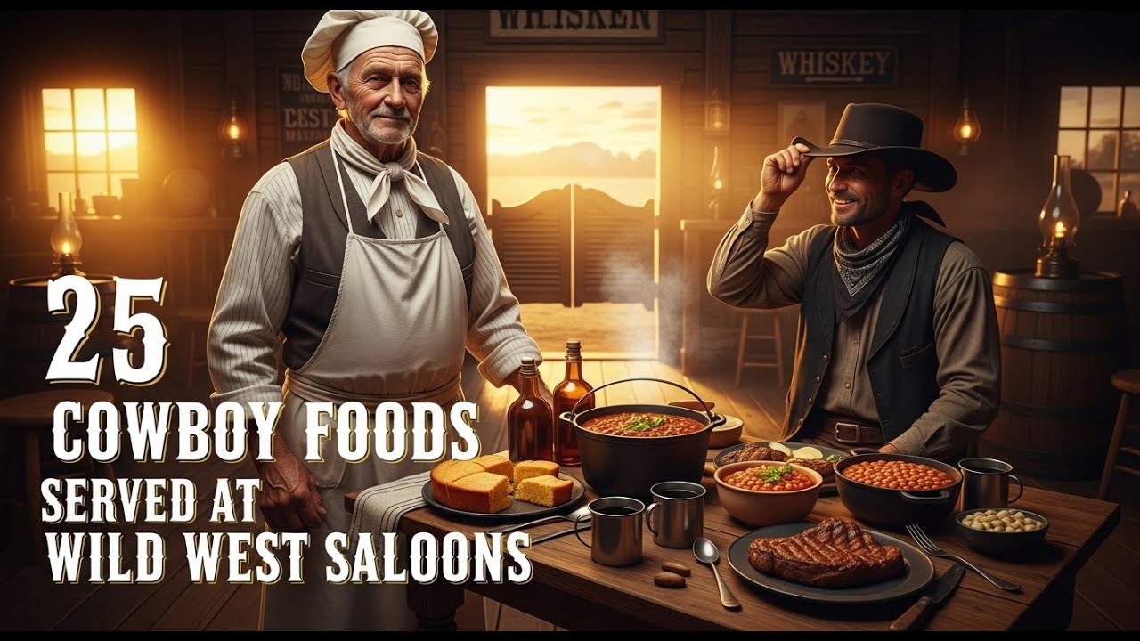 What Cowboys Really Ate in Wild West Saloons? - YouTube