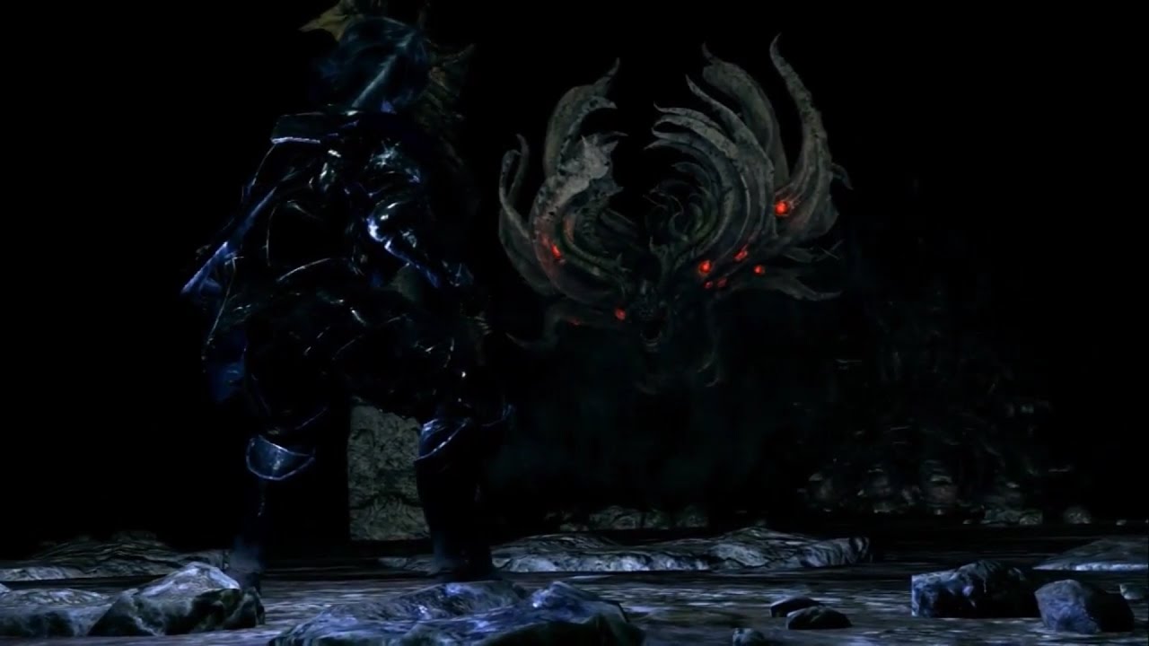 Dark Souls Manus, Father of the Abyss boss fight - YouTube
